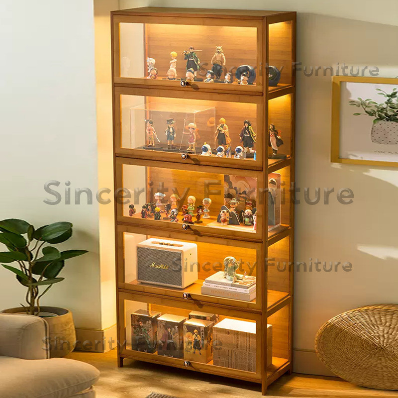 Display Cabinet Acrylic Lego Display Stand Bedroom Bookshelf Cabinet ...