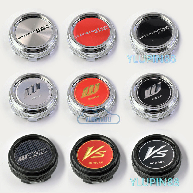 New 4pcs 60 62 66mm JDM Work Racing Car Wheel Center Hub Caps Car ...