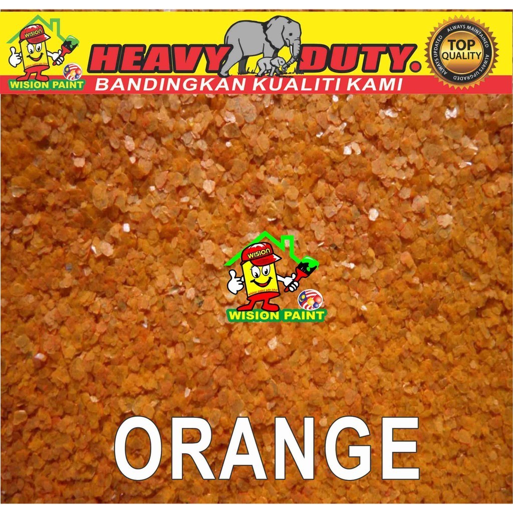 ? ORANGE FLAKE COLOUR ? Colour Flake Only | For Floor Wall Serpihan ...