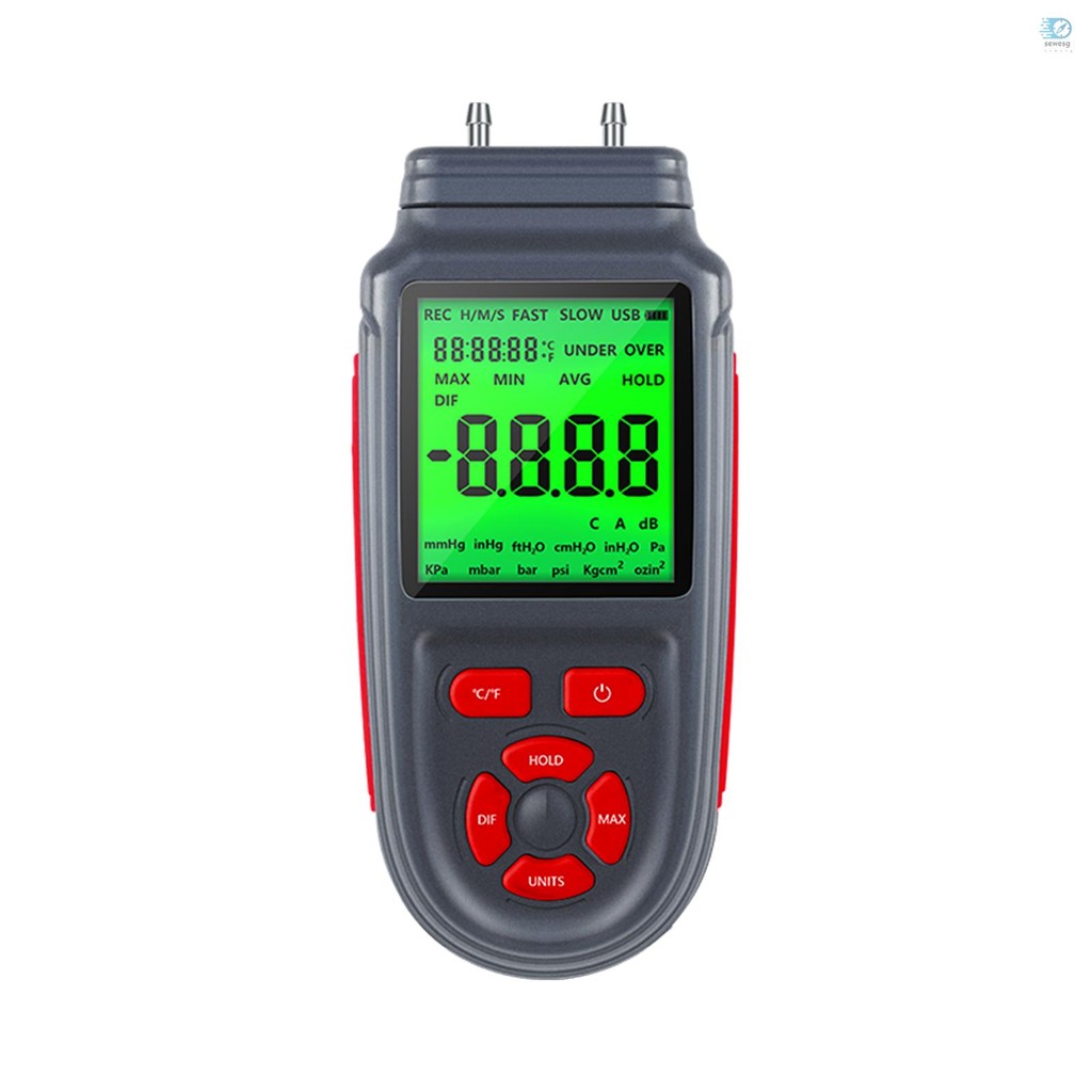 Differential Pressure With Usb Cable Powered Display Battery Or ...