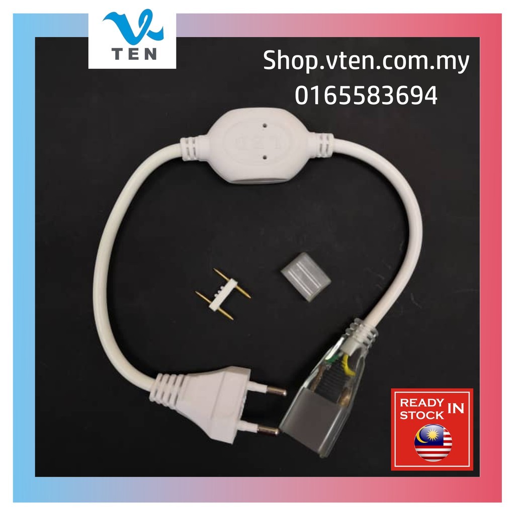 AC240V 2 Pin LED Strip Light Power Plug Power Adapter Power Supply For ...