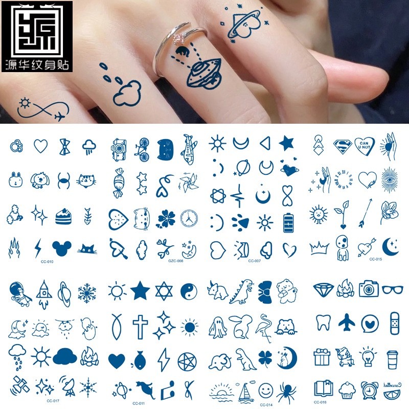 temporary tattoo stickers, waterproof long-lasting magic tattoo, lasts ...