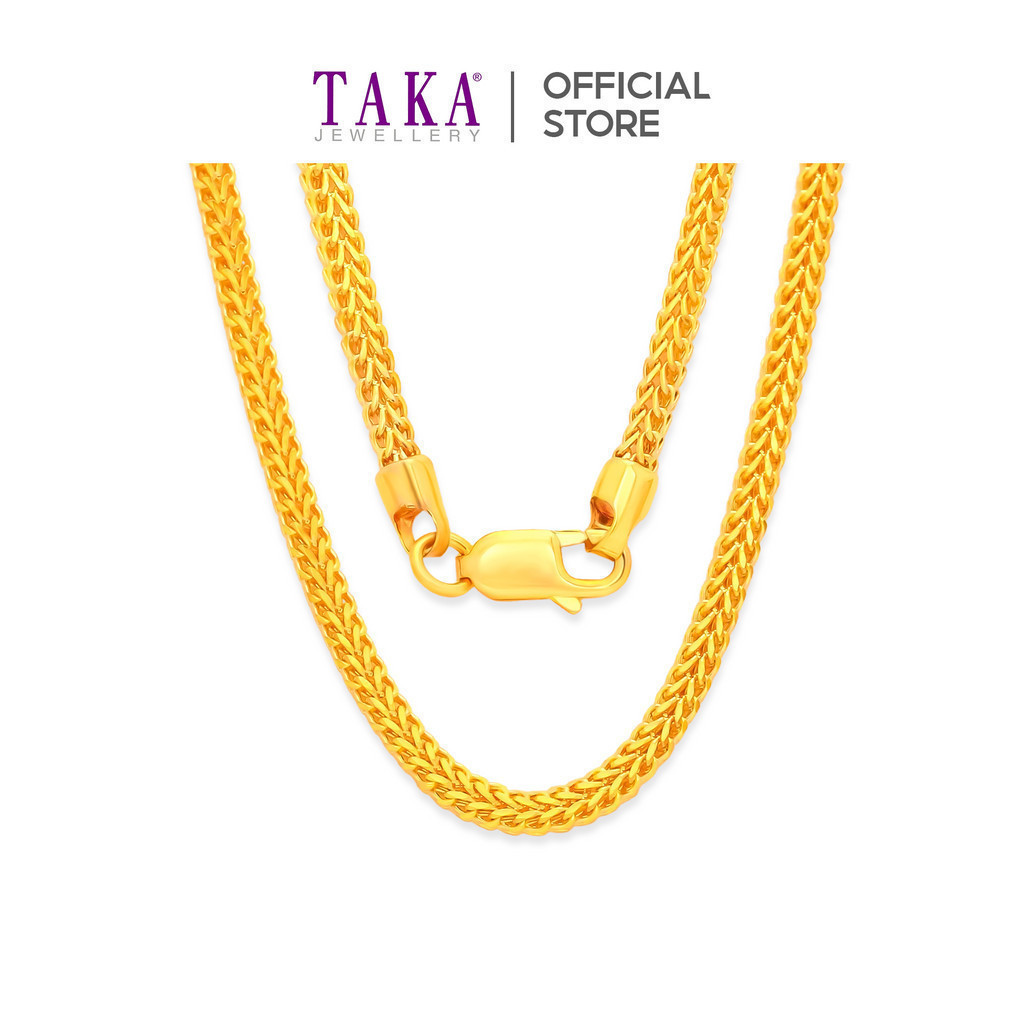 TAKA Jewellery 916 Gold Chain DG | Shopee Singapore