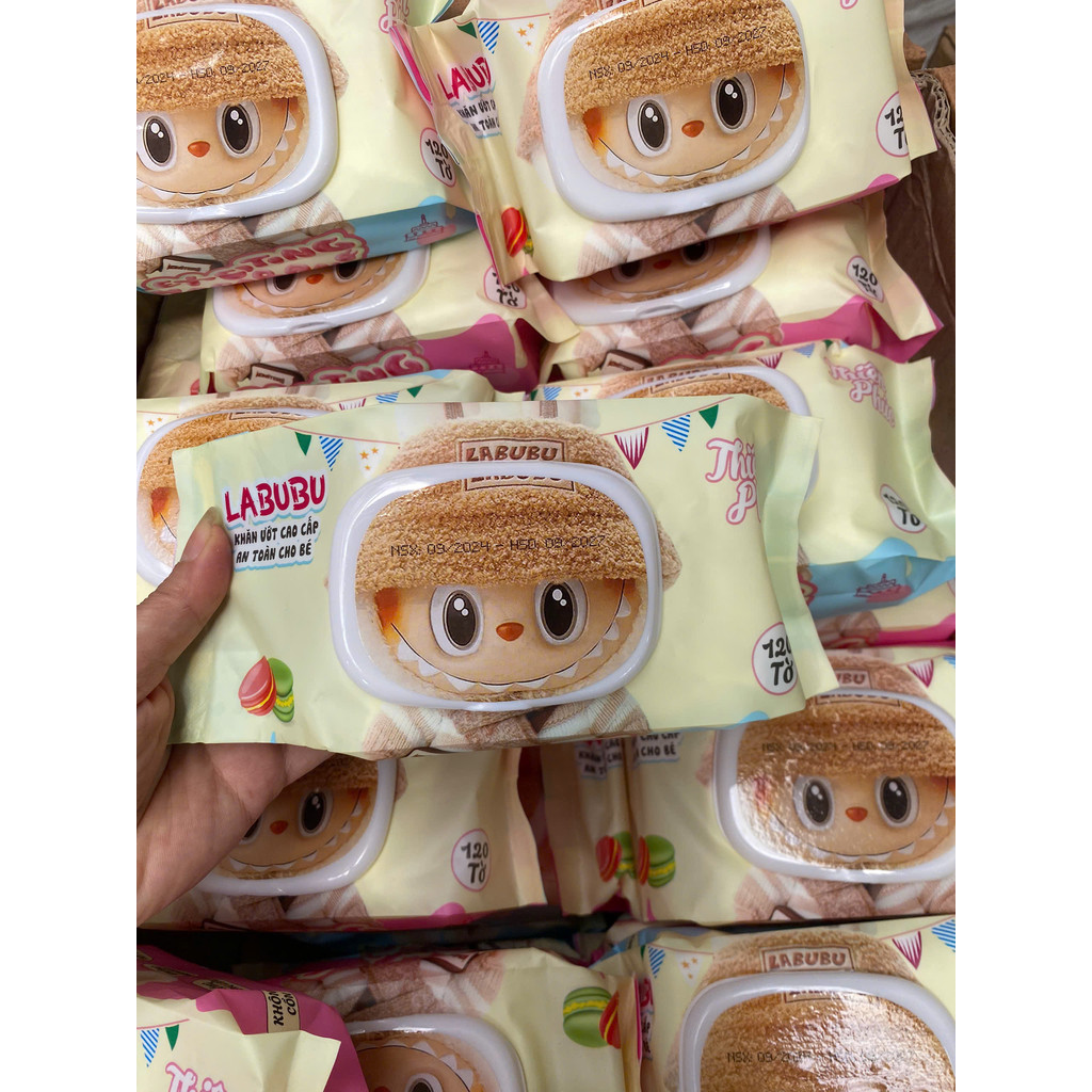 1 pack of Labubu wet wipes (120 sheets) Thien Phuc | Shopee Singapore