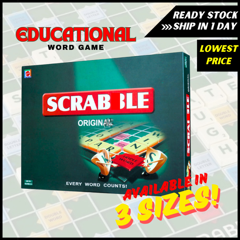 Scrabble Word Matching Crossword Board Game Word Game Letter Game Card ...