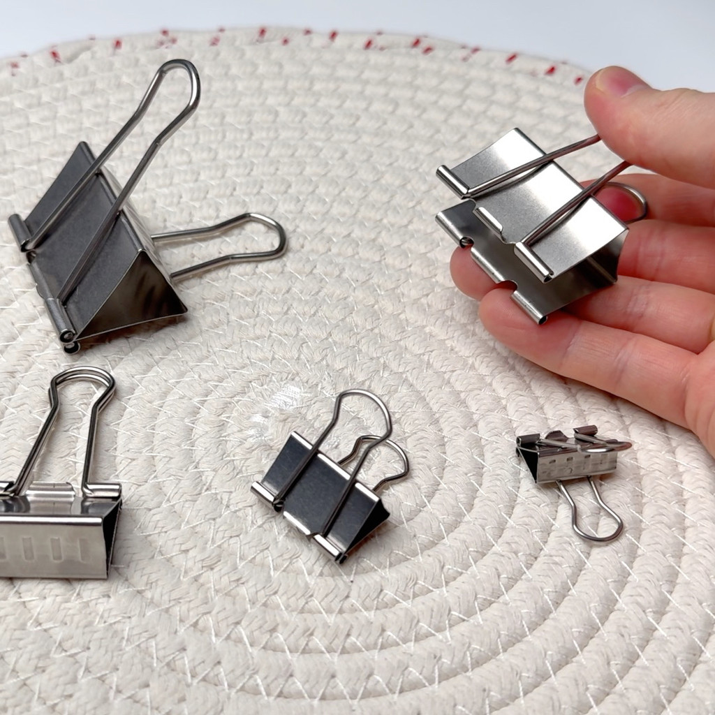 SUS304 US18/8 Food Grade Stainless Steel Foldover Clip Handbag Clips ...