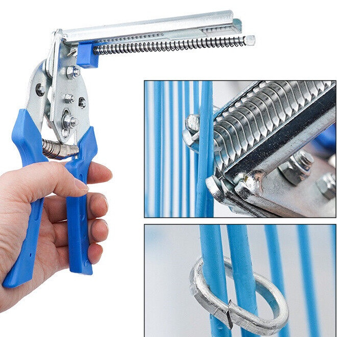 Wire Squeeze Pliers Ring Magneto Sewing Bird Cage Chicken Pet Diy ...