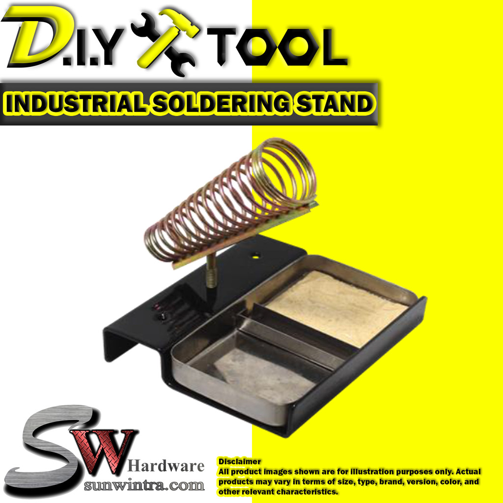 SW Hardware Heavy Duty Industrial Soldering Iron Stand with Sponge ...