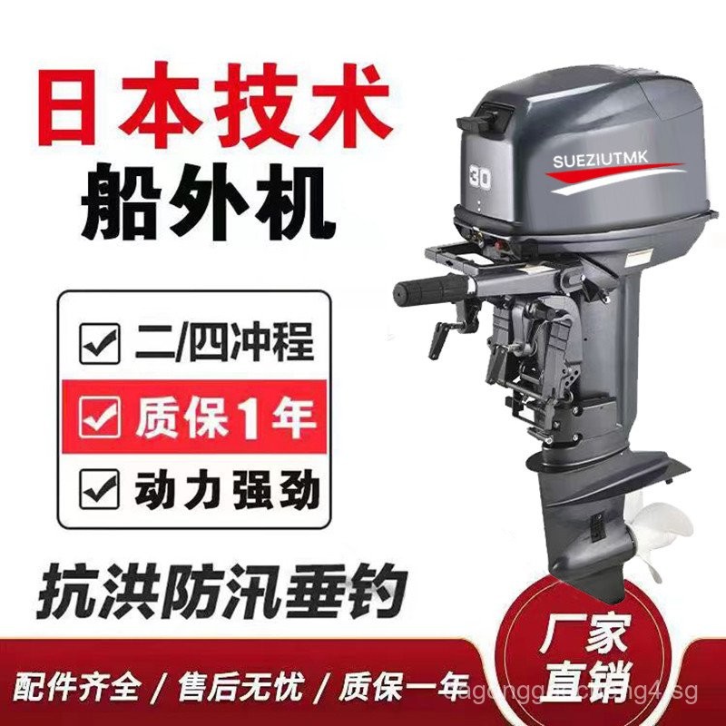 Outboard Motor Four-Stroke Marine Fishing Boat Propeller Propeller Two ...