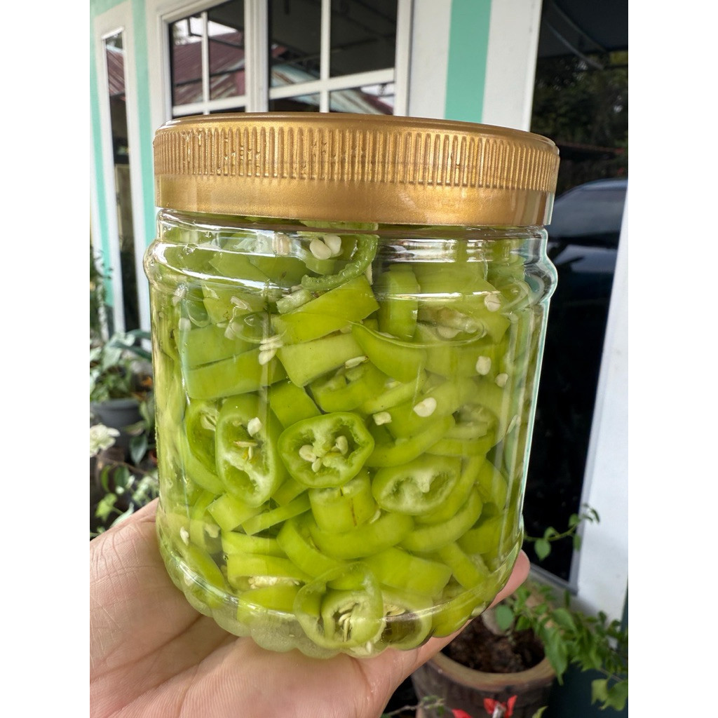 HIJAU ORANGE PEPPER KRUP KRAP FRESH ORANGE CHILI DELICIOUS SWEET GREEN ...