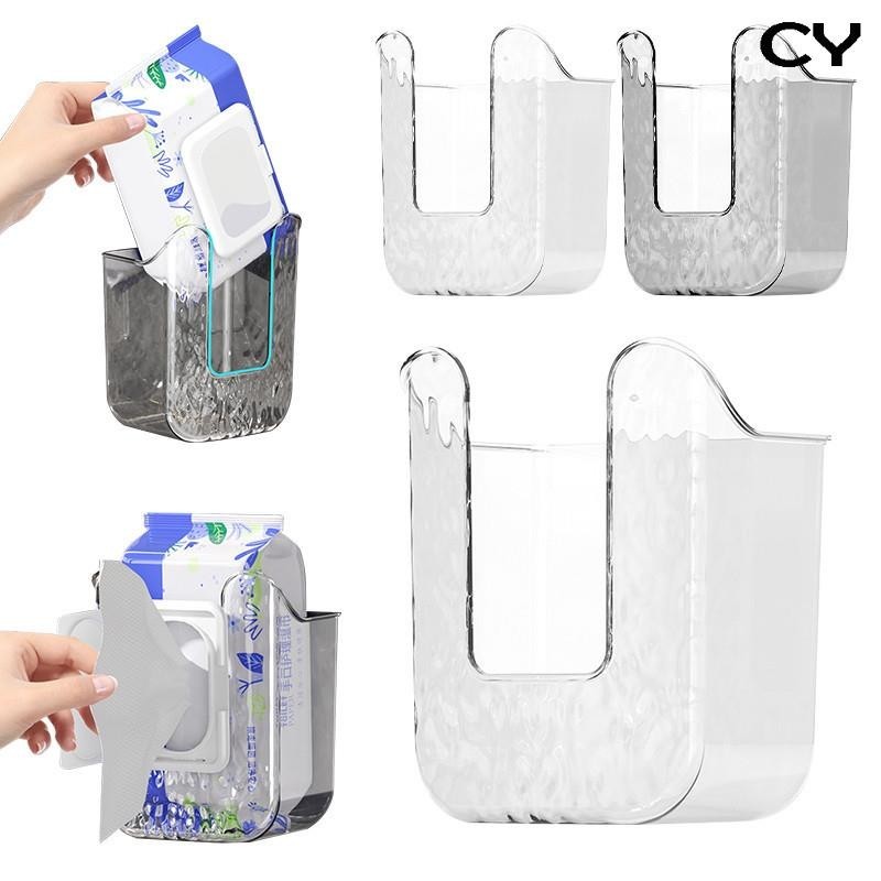 Plastic Wall Mounted Tissue Box Upside Down Punch Free Napkin Container ...