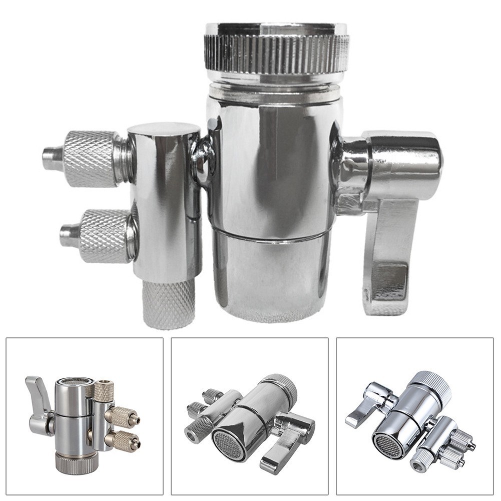 【HEPA】 Two way Faucet Adapter Diverter Valve for Water Filters ...