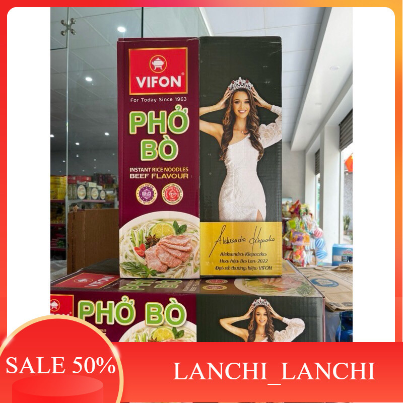 Vifon beef pho, box of 30 packs, always new | Shopee Singapore