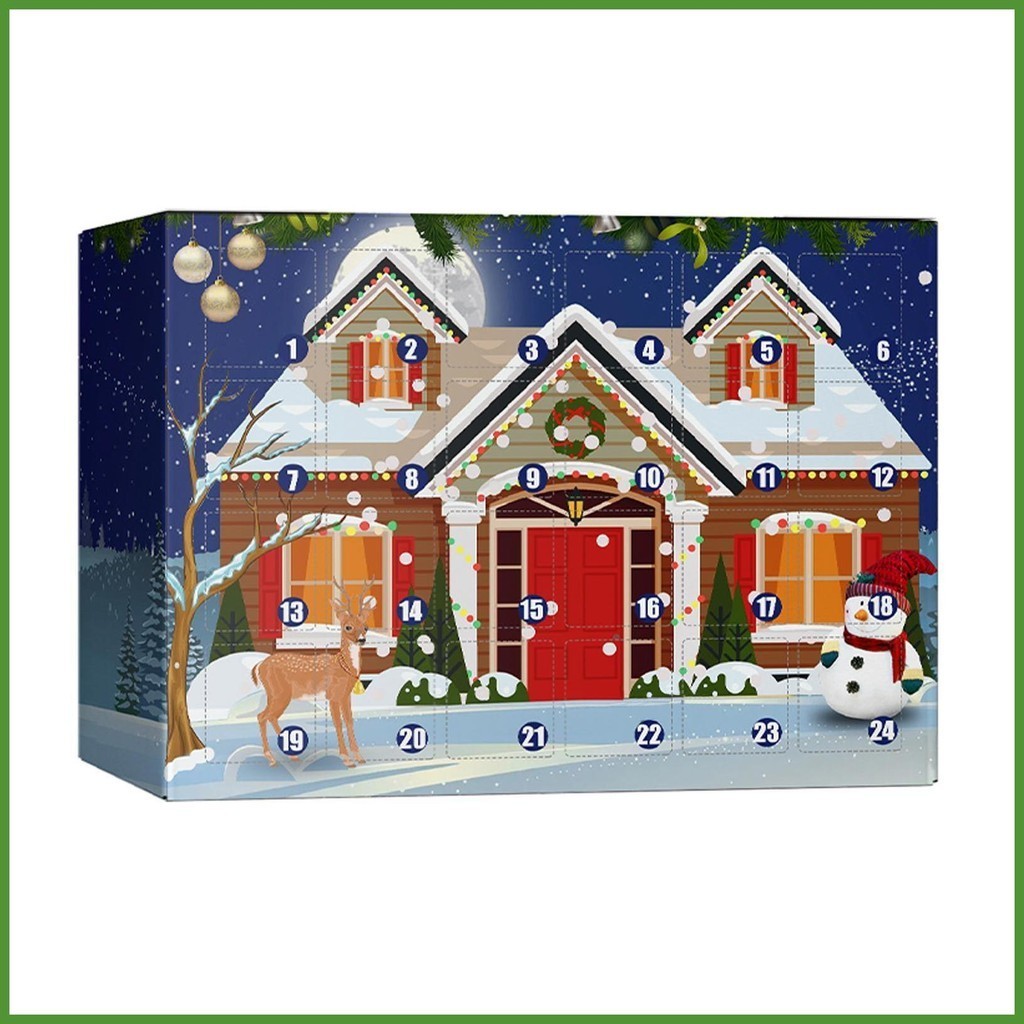 Christmas 24 Days Countdown Calendar Beauty Advent Calendar Cosmetic ...