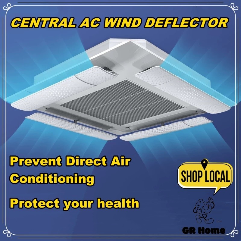 Central Air Conditioner Wind Baffle Ceiling Unit Deflector To Prevent ...