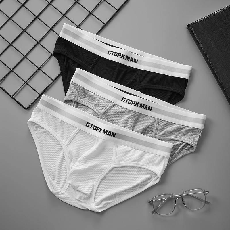GTOPX MAN Men's Sexy Briefs U Convex Threaded Briefs Sweat-Absorbent ...
