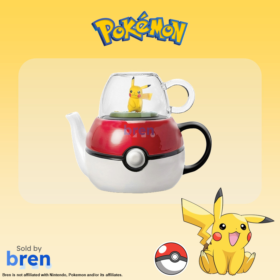 Pokemon Poke Ball Teapot (Living with Pokemon Collection 2024) | Shopee ...