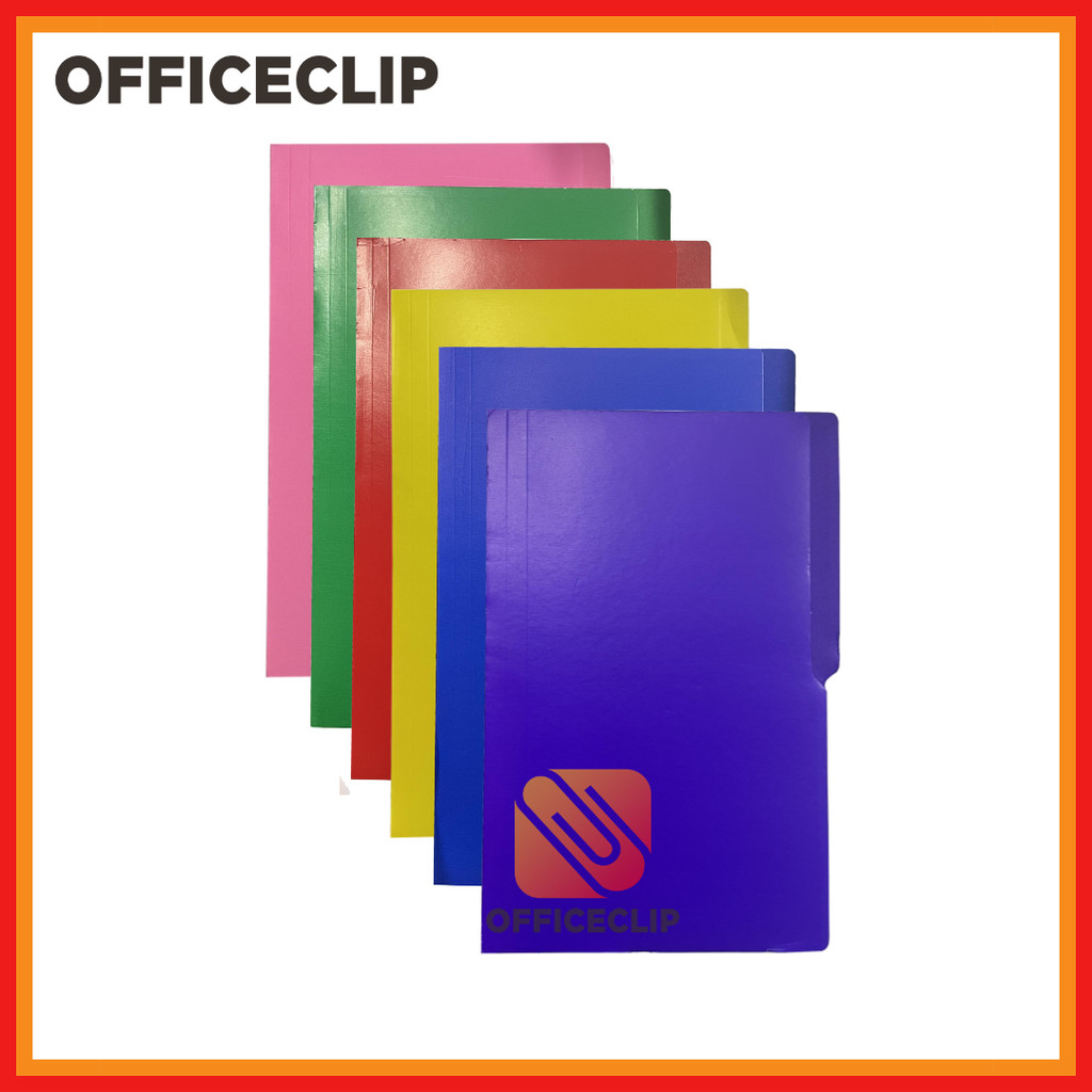 OfficeClip Colored Folder (Paperboard) | Shopee Singapore