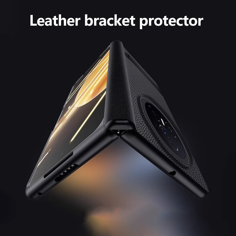 Skin Feel Leather Hinge Protection Case For Honor Magic V3 Vs3 Metal ...