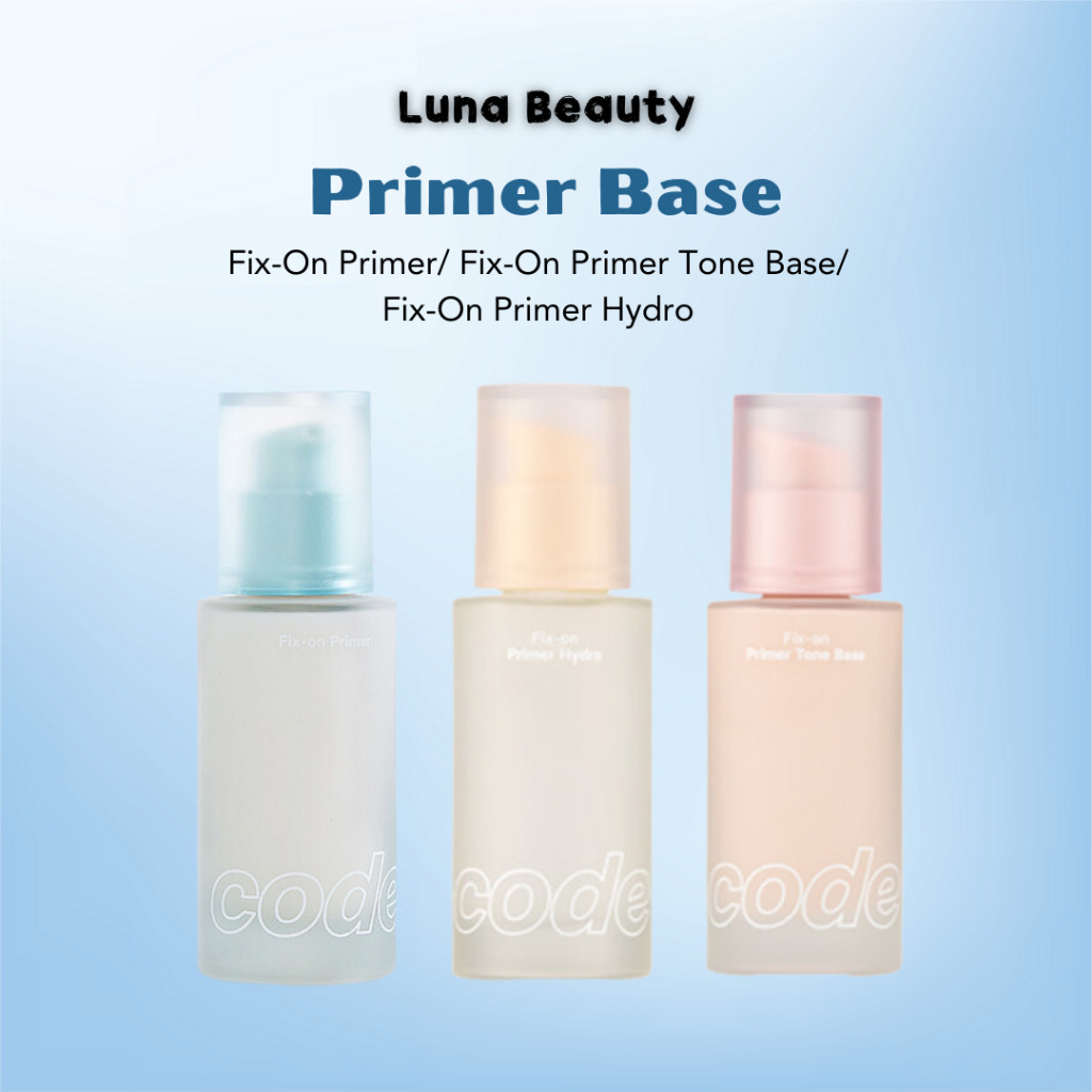 [Code GloKolor] Fix-On Primer 30ml 持久控油隱形毛孔妝前乳 | Shopee Singapore