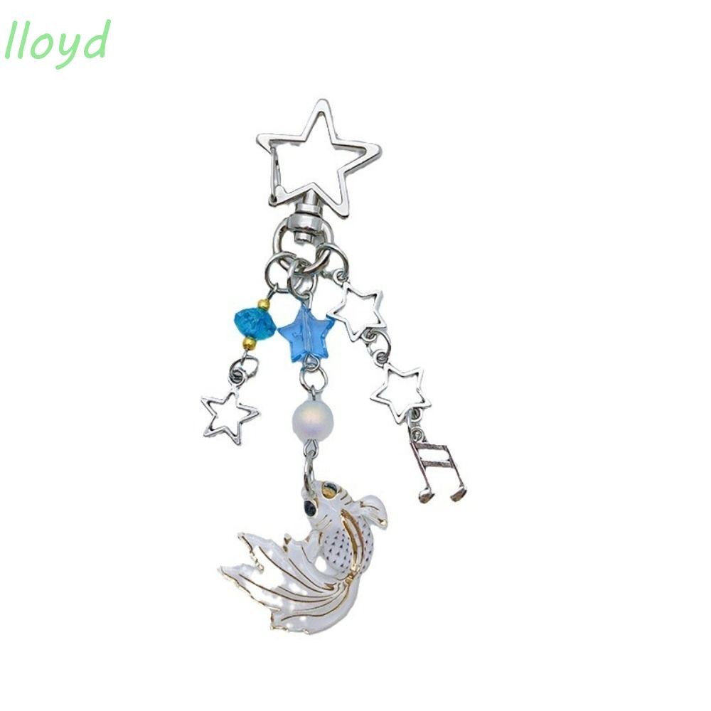LLOYD Koi Star Bead Chain, Handmade Anime Y2k Key Chains, Cute Little ...
