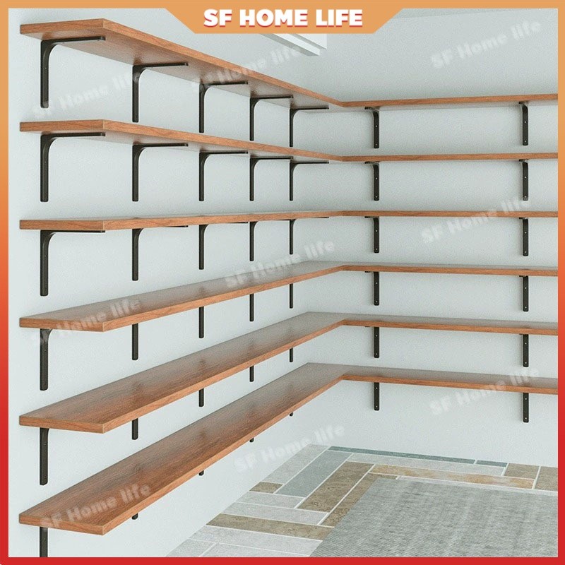 SF Wall Shelf One-Character Board One-Line Partition Wall Mounted Shelf ...