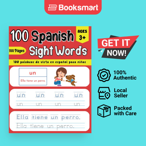 100 Spanish Sight Words Illustrated Spanish Workbook For Kids 3 ...