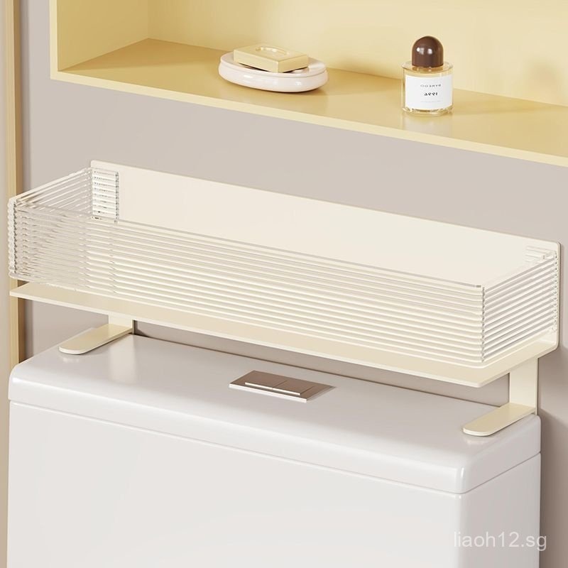 Upper Storage Rack Back Punch-Free Gap Toilet Bathroom Wall Toilet ...