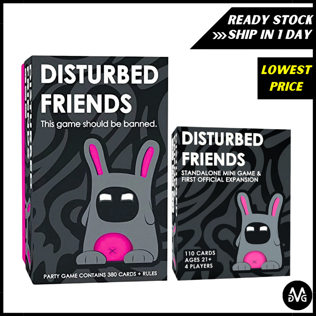 Disturbed Friends Viral Adult Card Game Party Game Fun Party Game To ...