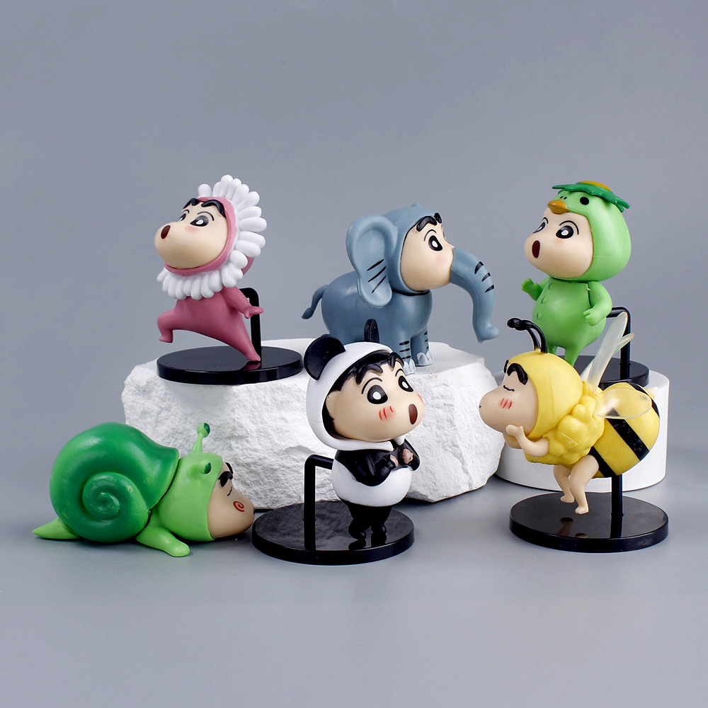 Cross-dressing Shin-Chan Animal Shape Panda Snail Little Bee Anime ...