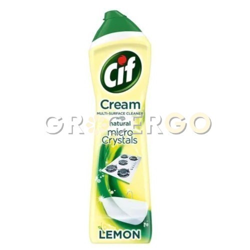 Cif Cream with Micro Crystals Lemon Surface Cleaner 660ml | Shopee ...