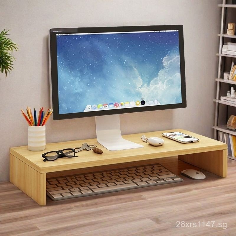 Organizer Heightening Rack with Elevated Base Storage Rack Desktop ...