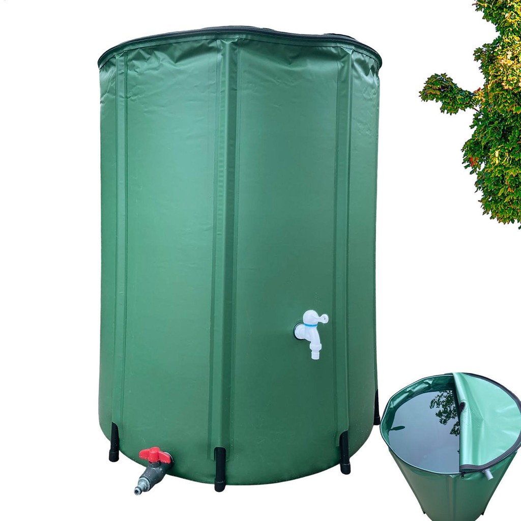 Collapsable Rainwater Collection System Storage Container 100L Rain ...