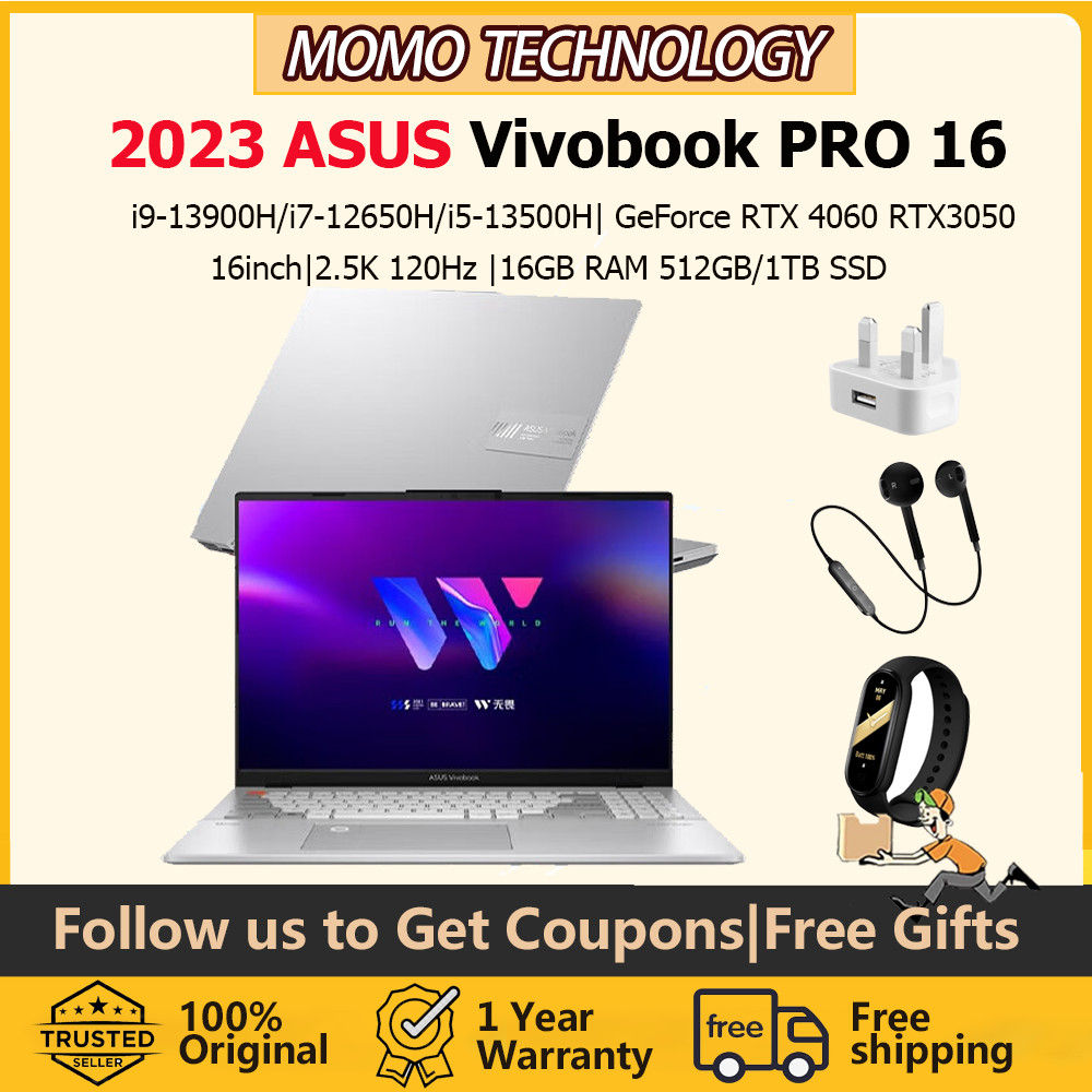 【Local Warranty】2023 ASUS Vivobook Pro16 Laptop| ASUS WUWEI Pro16 ...