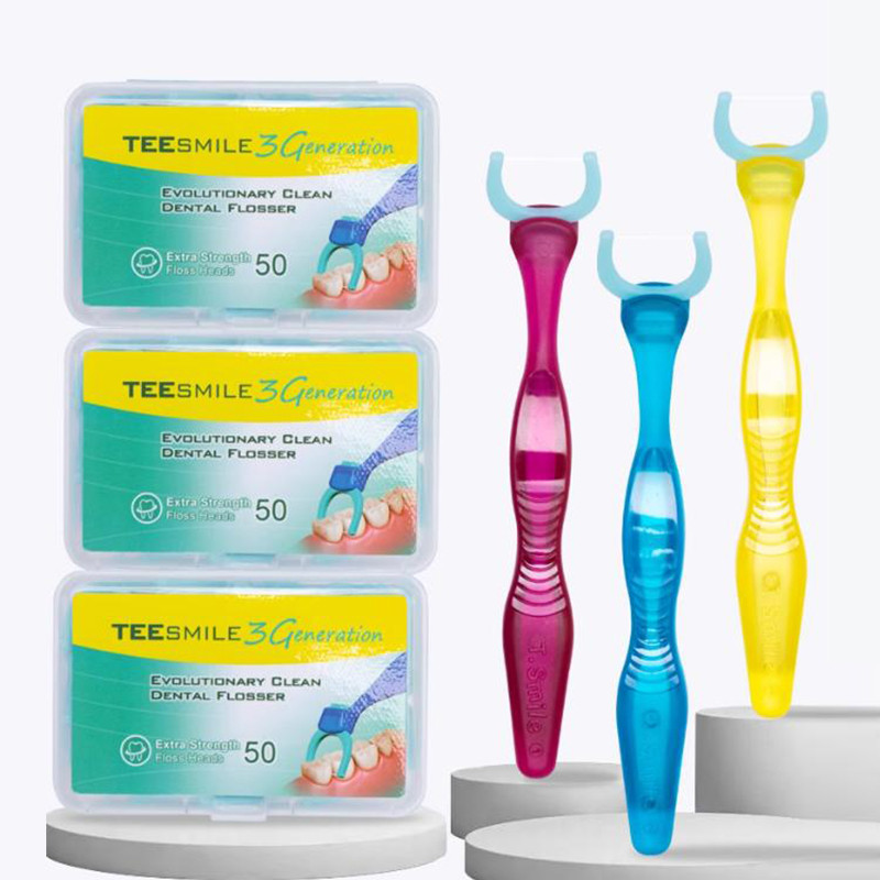 JSS Replaceable Floss Super Fiber Wire And Soft Floss Teeth Sticks Home ...