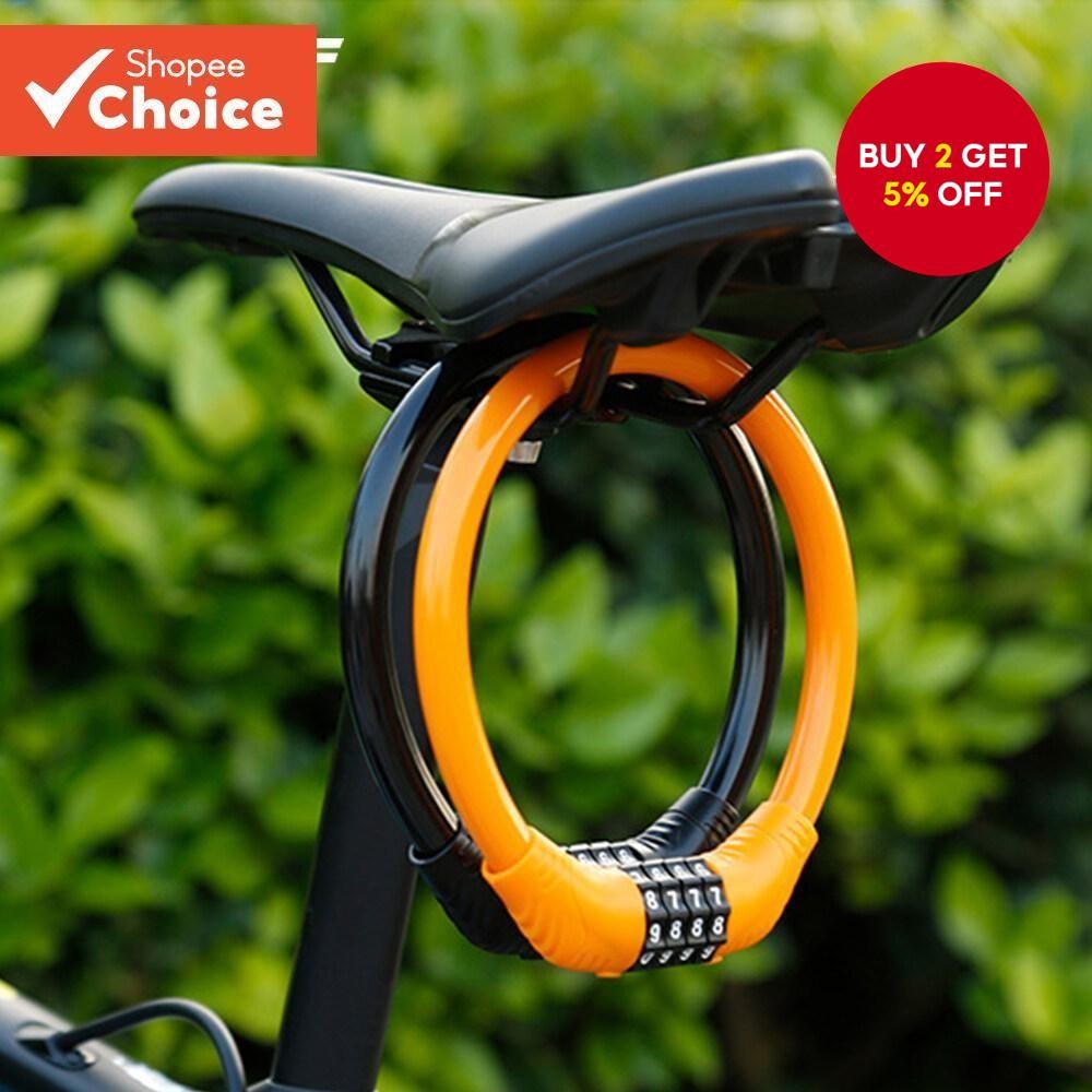 Anti-theft Bicyle Password Lock Portable 4 Digit Password Cable Lock ...