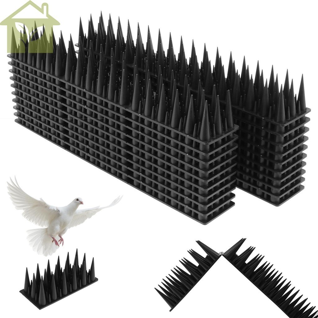 20pcs Bird Spikes Detachable Birds Deterrent Spike Reusable Plastic ...