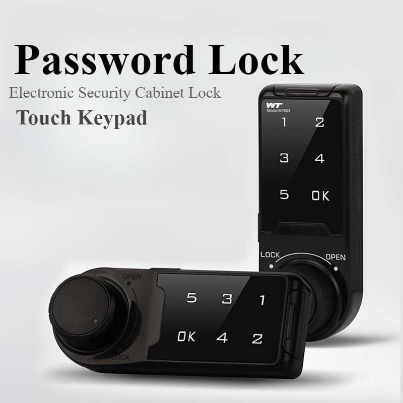 Touch Keypad Password Lock, Keyless Electronic Security Cabinet Lock ...