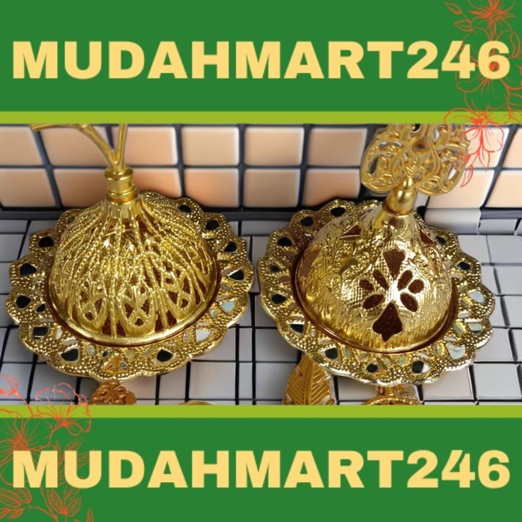 mudahmart246 SET MABKHARA MINI/BUKHOOR BURNER/Bakhoor Burner/RAMADAN ...