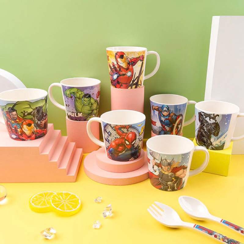 Disney Marvel Mugs Cup , Iron Man, Spiderman, Hulk, Captain America ...