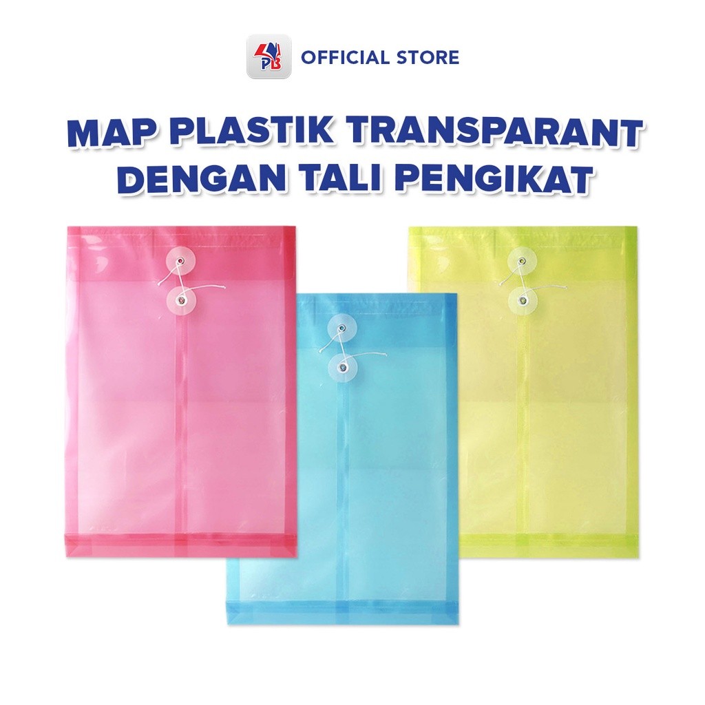 Plastic Map/F4 Rope File Map Color Clear Button Rope Map Transparent ...