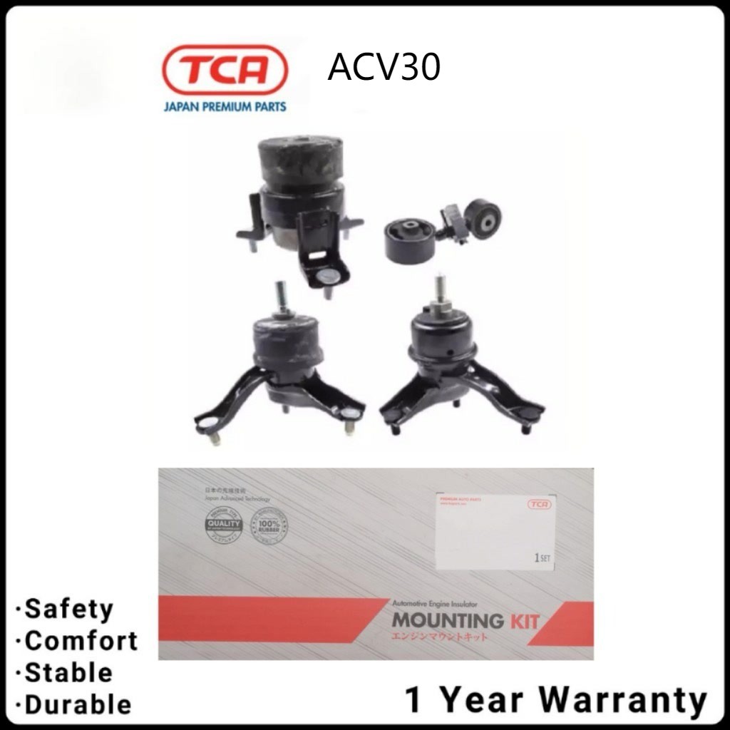 Toyota Camry ACV30 Engine mounting TCA (1Set 4Pcs) | Shopee Singapore