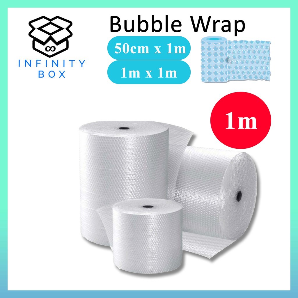Bubble Wrap (50cm x 1m) / (1m x 1m) | Shopee Singapore
