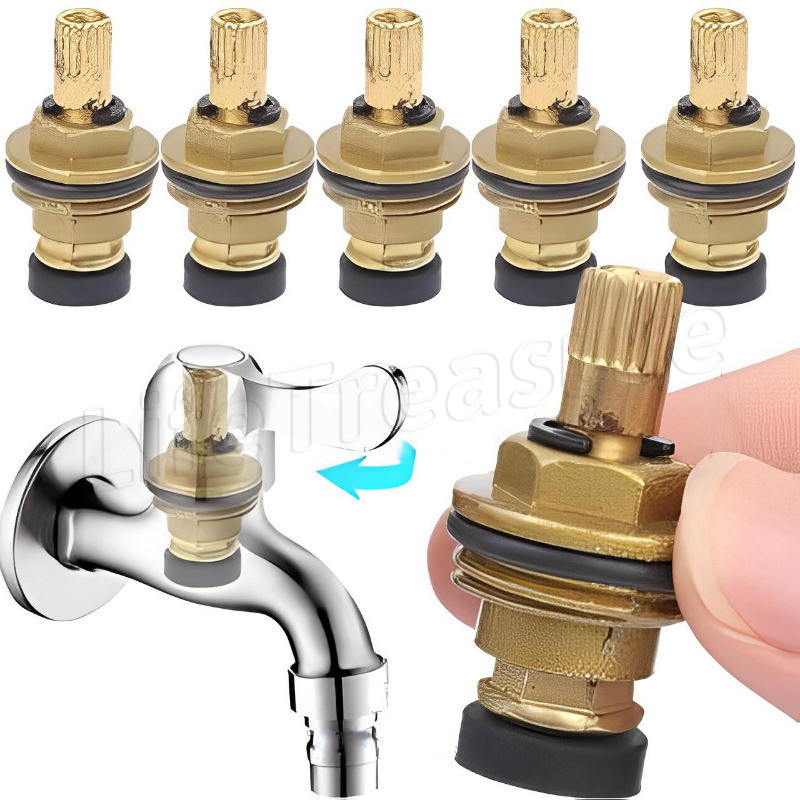 [ Featured ] Threaded Interface Faucet Valve Core - Snap Ring Stopcock ...