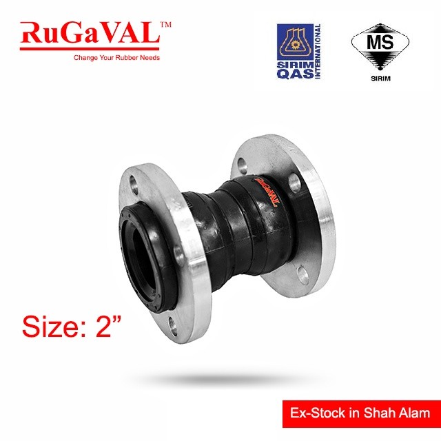 Double Rubber Flexible Joint I Sz:2" I DN 50 I Table E I JIS10k I PN16 ...