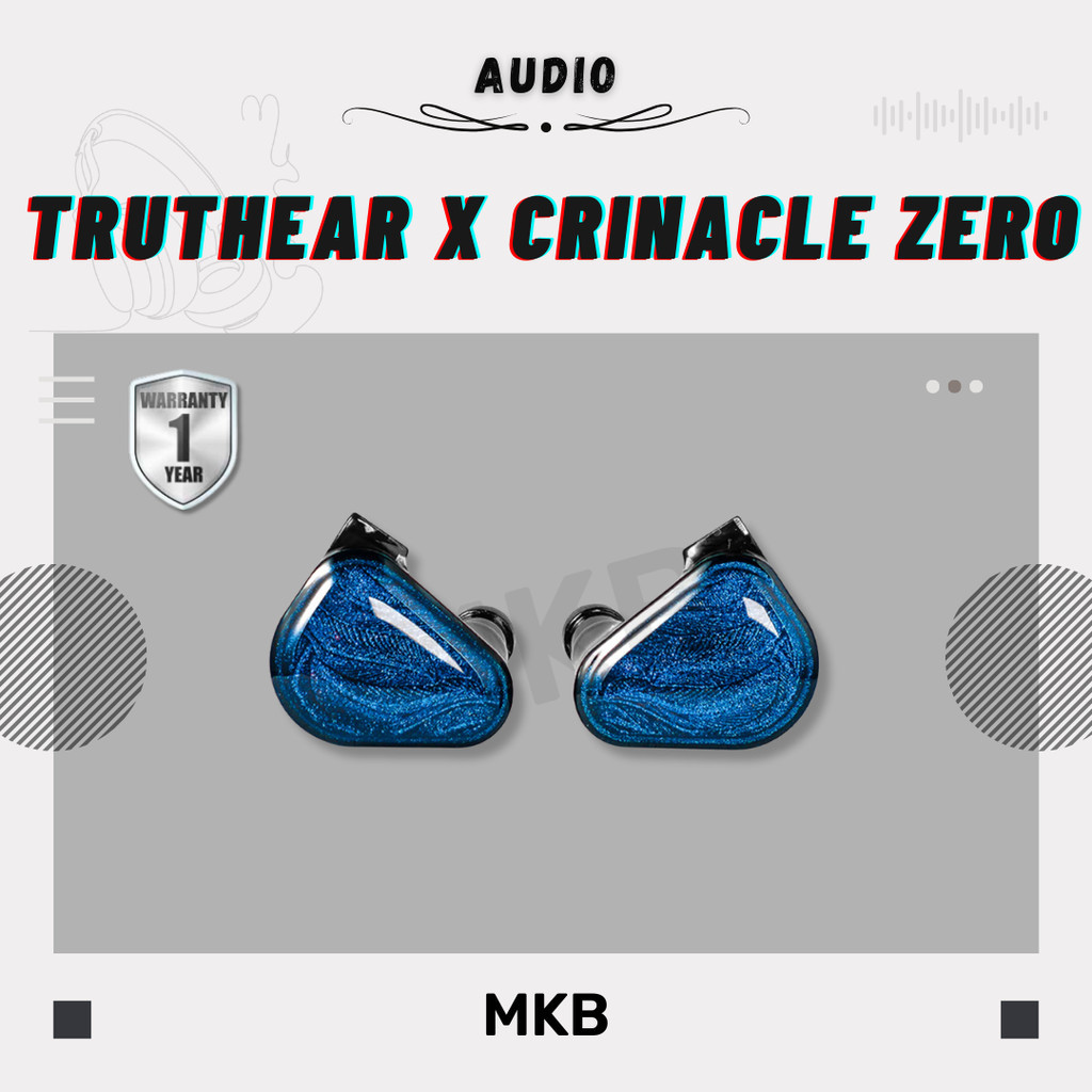 [READY STOCK] Truthear x Crinacle ZERO Dual Dynamic Drivers IEM 10mm ...