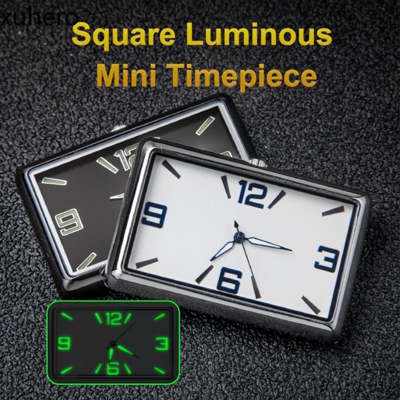 Car Luminous Quartz Watch Mini Clock Vent Dashboard Truck Off-Road ...