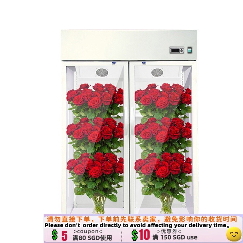 Get 8% Coupon/net Flower Freezer Refrigerated Cabinet Air-Cooled ...