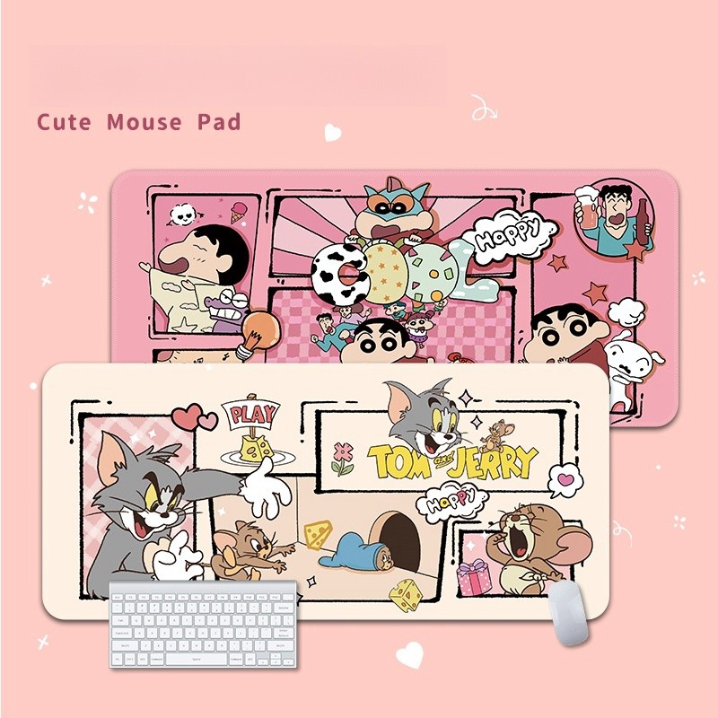 Mouse Pad Oversized Crayon Shin-Chan Desk Pad Office Laptop Keyboard ...