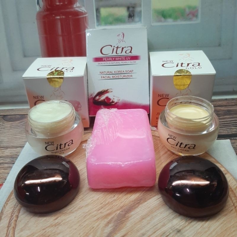 Citra Gold 3in1 Cream Package [Day Cream & Night Cream+Soap] (BUTAMI ...